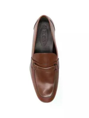 TOD'S Penny-strap Leather Loafers