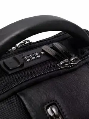 PIQUADRO Panelled Leather Backpack