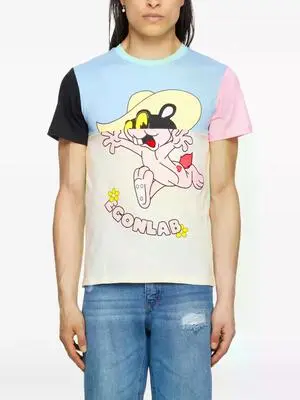 EGONLAB Hysteric Printed T-shirt - Blue
