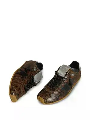 GOLDEN GOOSE Marathon Speed Printed Leather Trainers