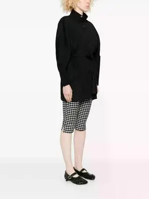 Issey Miyake Buttoned Plissé Coat