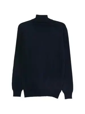 KANGRA Zip Cardigan - Blue