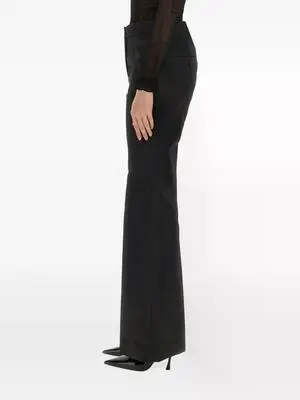 Givenchy Flare Trousers With Button Detail