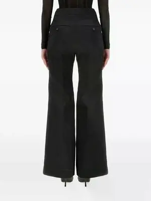 Givenchy Flare Trousers With Button Detail