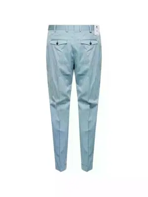 PT TORINO Pleated Trousers With Belt Loops