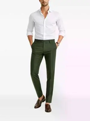 FRANZESE COLLECTION Button-fastening Pleated Trousers