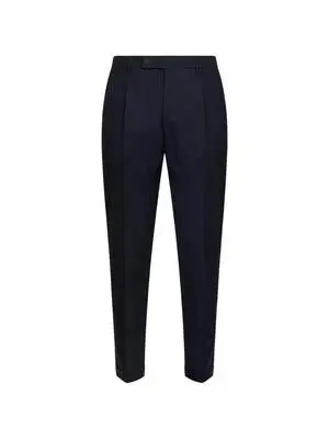 D4.0 Pleat Trousers - Blue