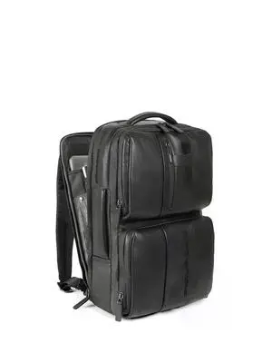 PIQUADRO Slim Laptop Backpack - Black