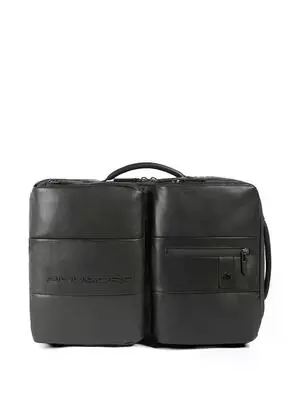 PIQUADRO Slim Leather Backpack