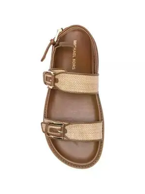 Michael Kors Buckle-strap Woven Sandals