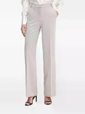 Sisley Tailored Trousers With Concealed Front Fastening - Grey
