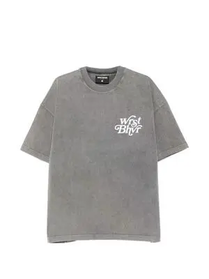 WRSTBHVR Reen V2" Logo Print T-shirt