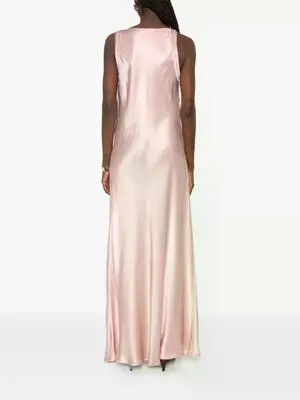 Antonelli Firenze Embellished Cowl Neck Maxi Dress - Pink