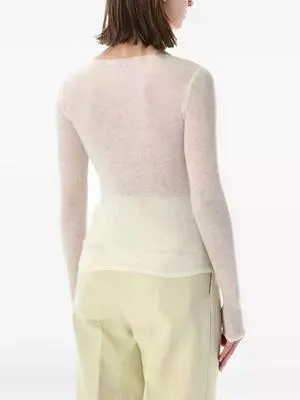 Auralee Sheer Cashmere Sweater