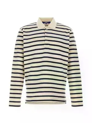 Junya Watanabe Striped Polo Shirt