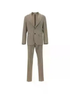 MANUEL RITZ Pinstriped Suit