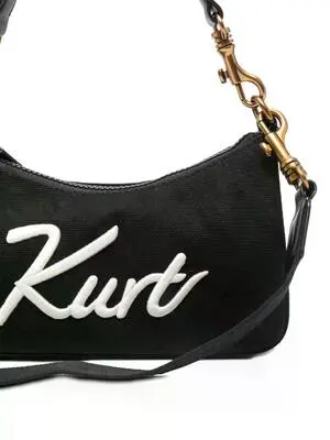 Kurt Geiger Embroidered Logo Shoulder Bag