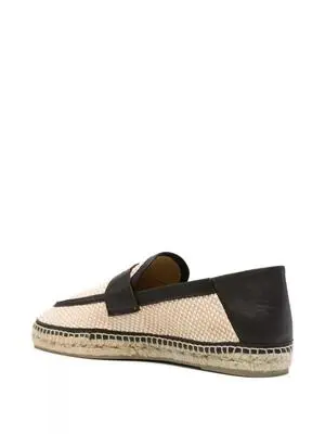 CastaÑer Norris Leather-trimmed Espadrilles