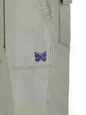 Needles Drawstring Embroidered Trousers