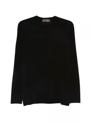 FILIPPO DE LAURENTIIS Long-sleeve Crew Neck Sweater - Black