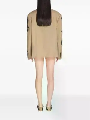 Dries Van Noten Embroidered Double-breasted Blazer