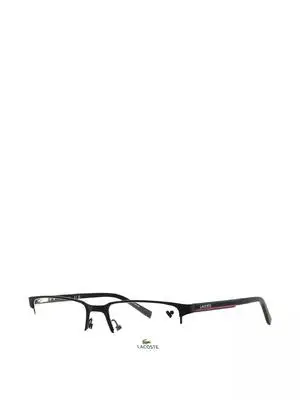 Lacoste Rectangle Semi Rim Eyeglasses - Black