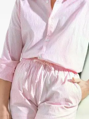 THE LADY AND THE SAILOR Stripe Flutter Shorts
