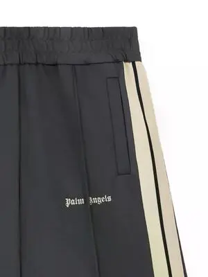 Palm Angels Logo Stripe Track Shorts