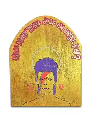 VJ’S MIND Icone David Showbiz Wall Painting - Gold
