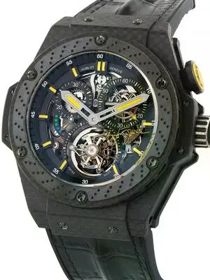 HUBLOT King Power Tourbillon Ayrton Senna 48mm Watch - Black