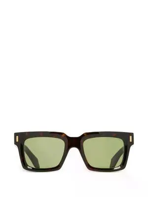 CUTLER & GROSS 9386 Square Frame Sunglasses - Brown