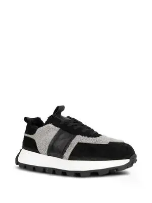 SERGIO MORETTI FIRENZE Shearling Panelled Sneakers