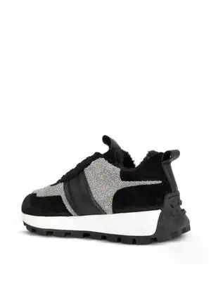 SERGIO MORETTI FIRENZE Shearling Panelled Sneakers