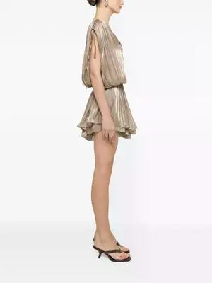 NISSA Pleated Mini Dress