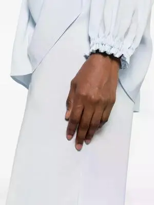 Hemisphere Pleated Wide-leg Trousers