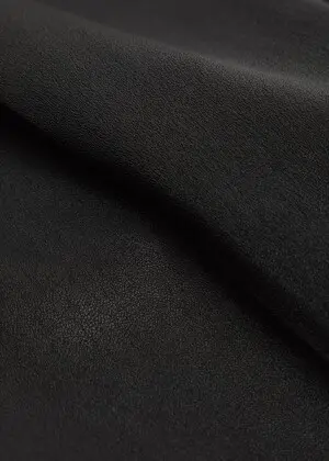 JOSEPH Tafira Leather Flared Trousers - Black