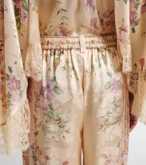 Camilla Printed Wide-leg Trousers