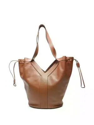 Saint Laurent Leather Shoulder Bag - Brown