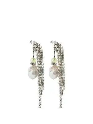 Dries Van Noten Strass-embellished Drop Earrings