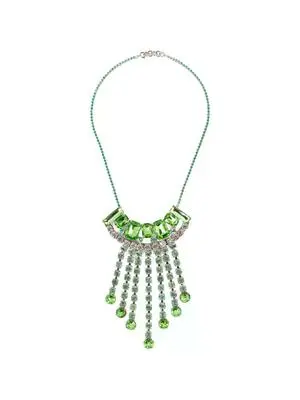 Dries Van Noten Embellished Statement Necklace - Silver