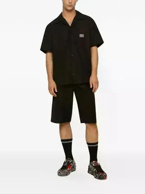 Dolce & Gabbana Cotton Hawaiian Shirt With Branded Tag