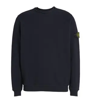 Stone Island Cotton Compass Sweatshirt - Navy