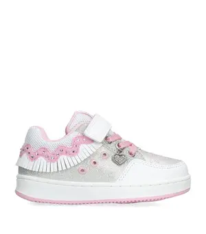 LELLI KELLY Glitter Frangetta Sneakers - Silver