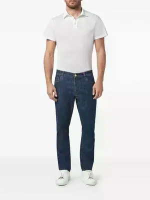 BILLIONAIRE Crest Embroidery Jeans