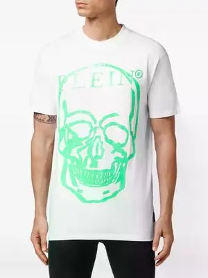 Philipp Plein Skull-print T-shirt - White