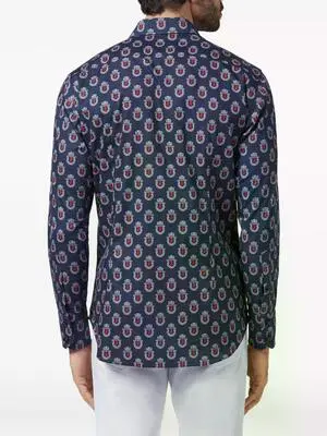 BILLIONAIRE Lion Rampant Print Shirt