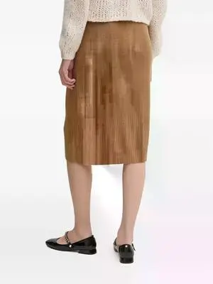 Sisley Ribbed Knit Midi Skirt