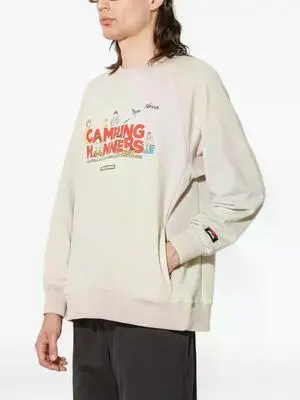 NANGA Camping Manners Printed Sweatshirt