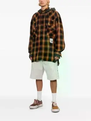 Mihara Yasuhiro Hooded Checked Shirt