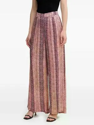 HOSS INTROPIA All-over Patterned Pleated Trousers